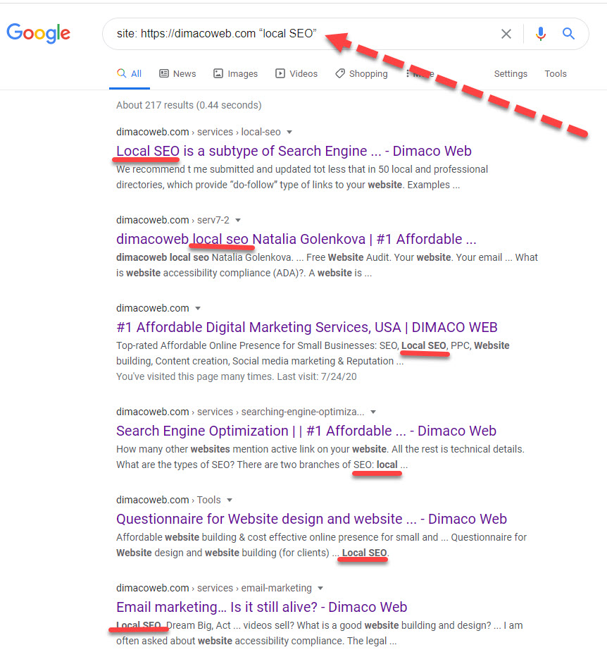 How To Search For A Word On A Web Page Or On A Website 